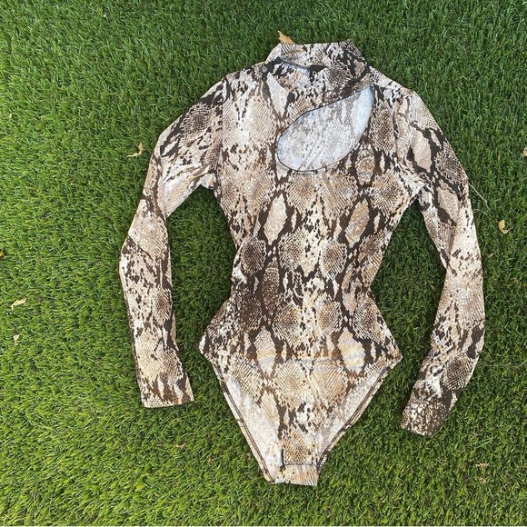 my brand | Tops | Snake Bodysuit | Poshmark